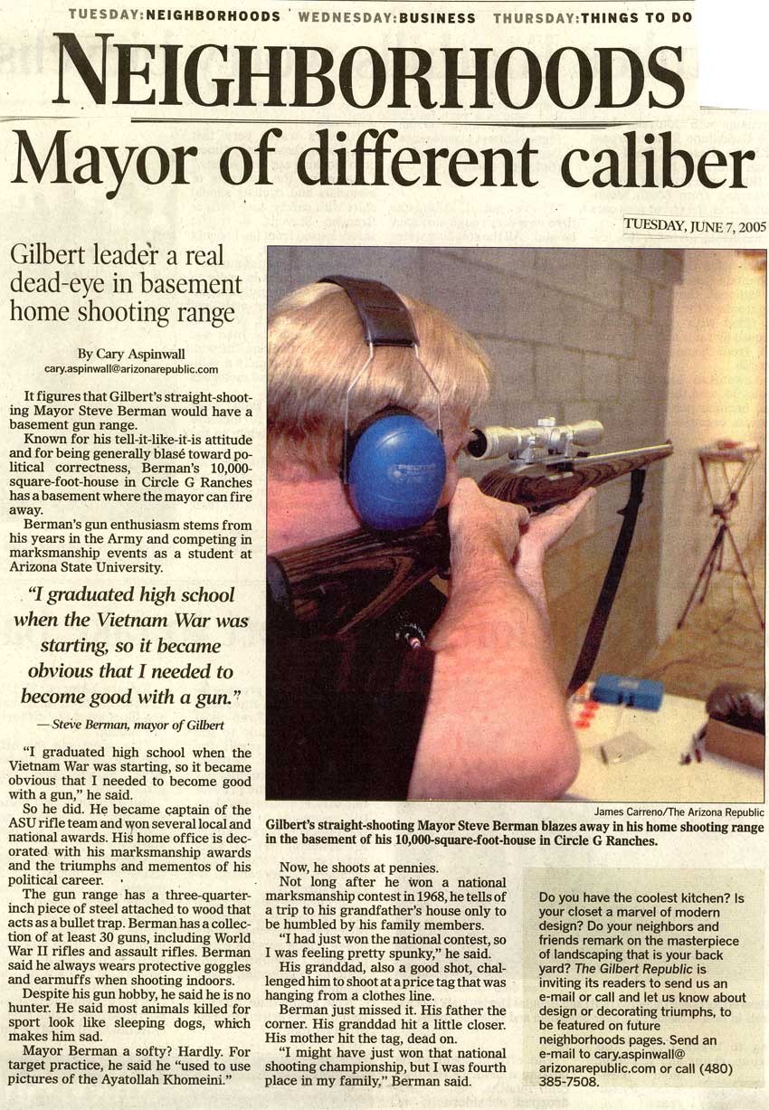 Gilbert Mayor Steve Berman