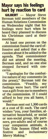 Gilbert Mayor Steve Berman